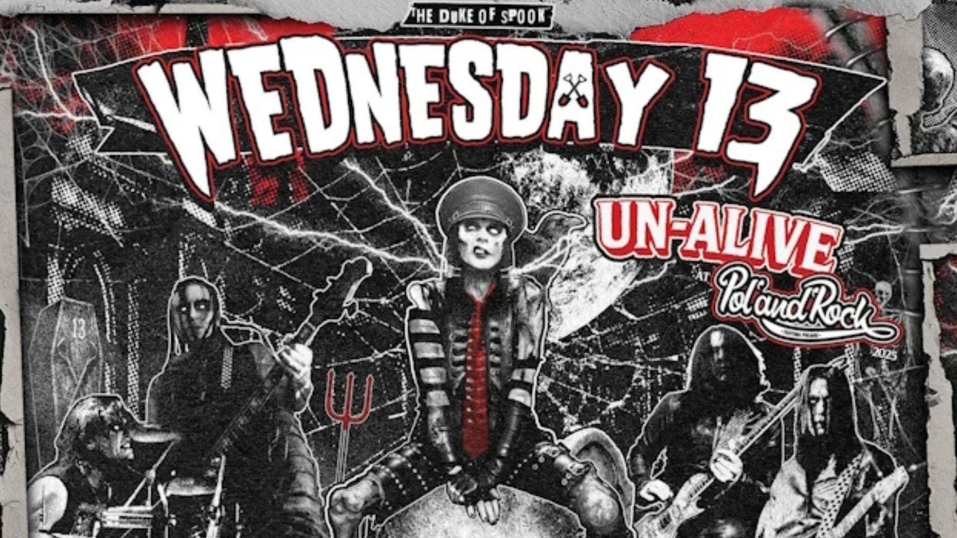 Wednesday 13 Announces Un-Alive From Pol'and'Rock Live Album