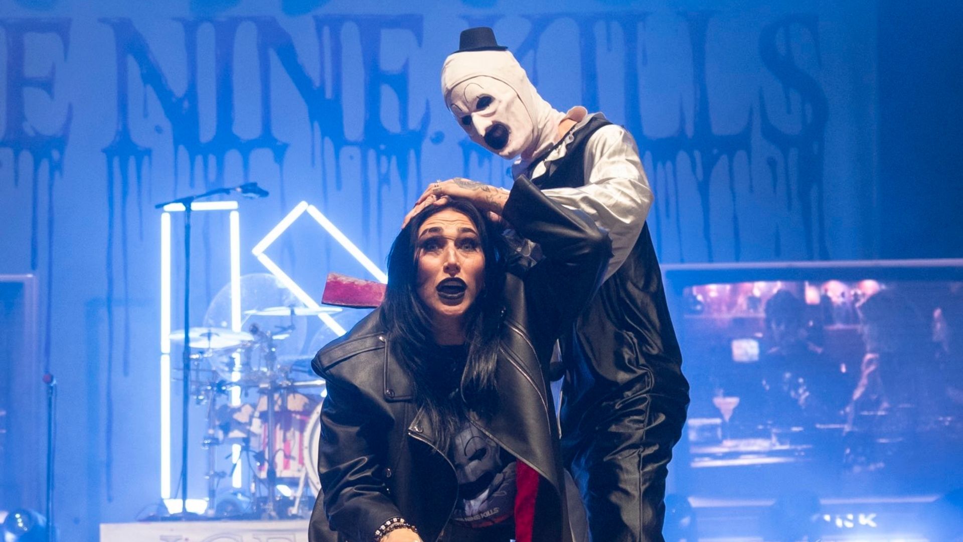 Watch Rhea Ripley Join Ice Nine Kills On Stage, Get 'Killed' By Art The ...